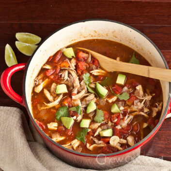 Easy Mexican Chicken Stew | Chew Out Loud