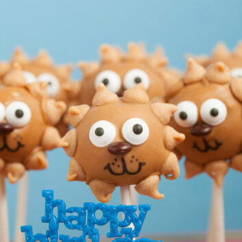 Lion Cake Pops | Chew Out Loud