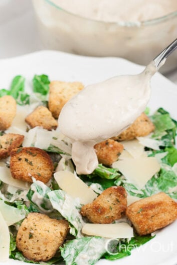 How to Make Creamy Caesar Dressing (GF) | Chew Out Loud