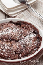 Molten Chocolate Pudding Cake | Chew Out Loud