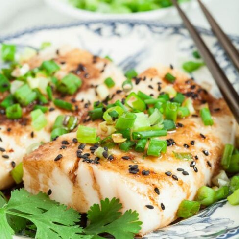 Lemon Garlic Swordfish Recipe | Chew Out Loud