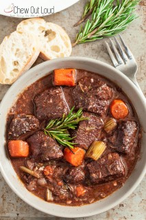 Tuscan Style Beef Stew | Chew Out Loud