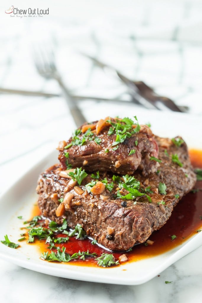 Easy Slow Cooker Smoked Brisket | Chew Out Loud
