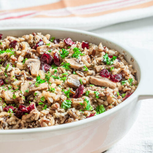 Gluten-Free Wild Rice Stuffing | Chew Out Loud