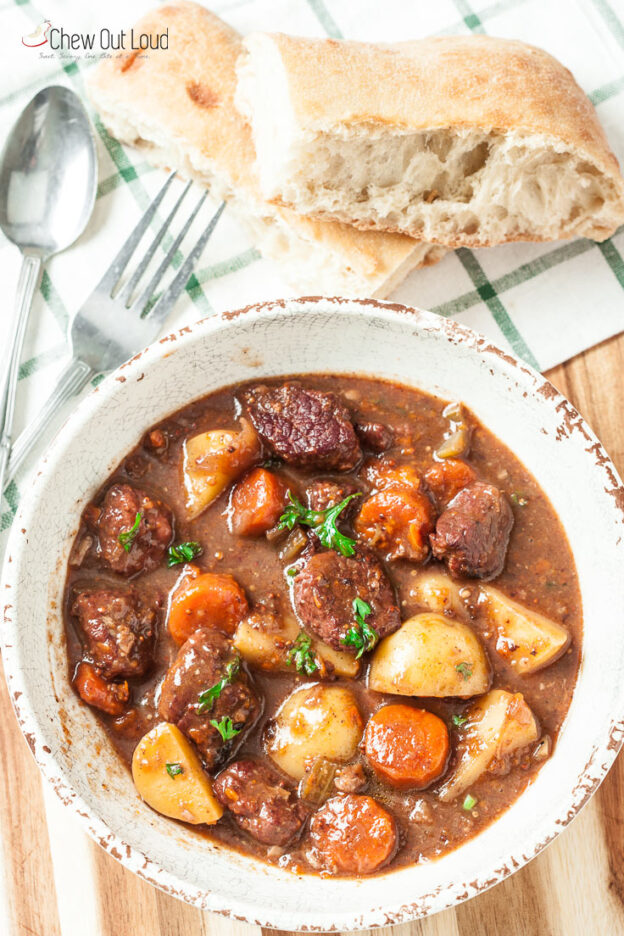 Beef Stew (with Potatoes) | Chew Out Loud