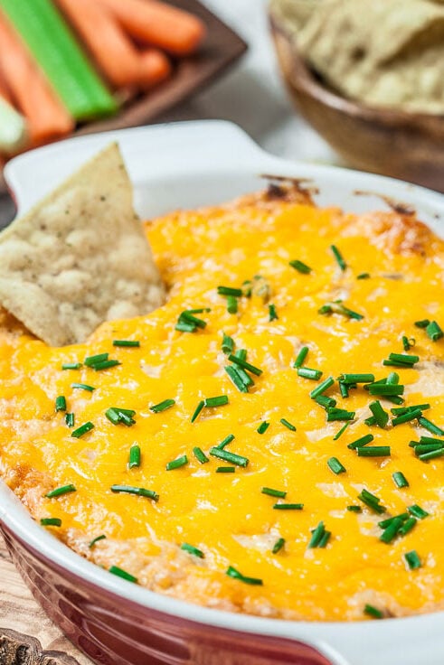 Easy Cheesy Chicken Dip | Chew Out Loud