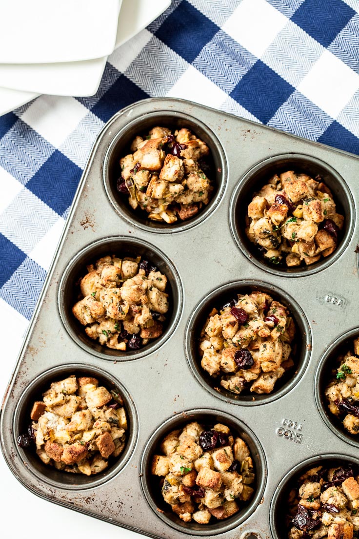 Stuffing Muffins Recipe (Make-Ahead) | Chew Out Loud