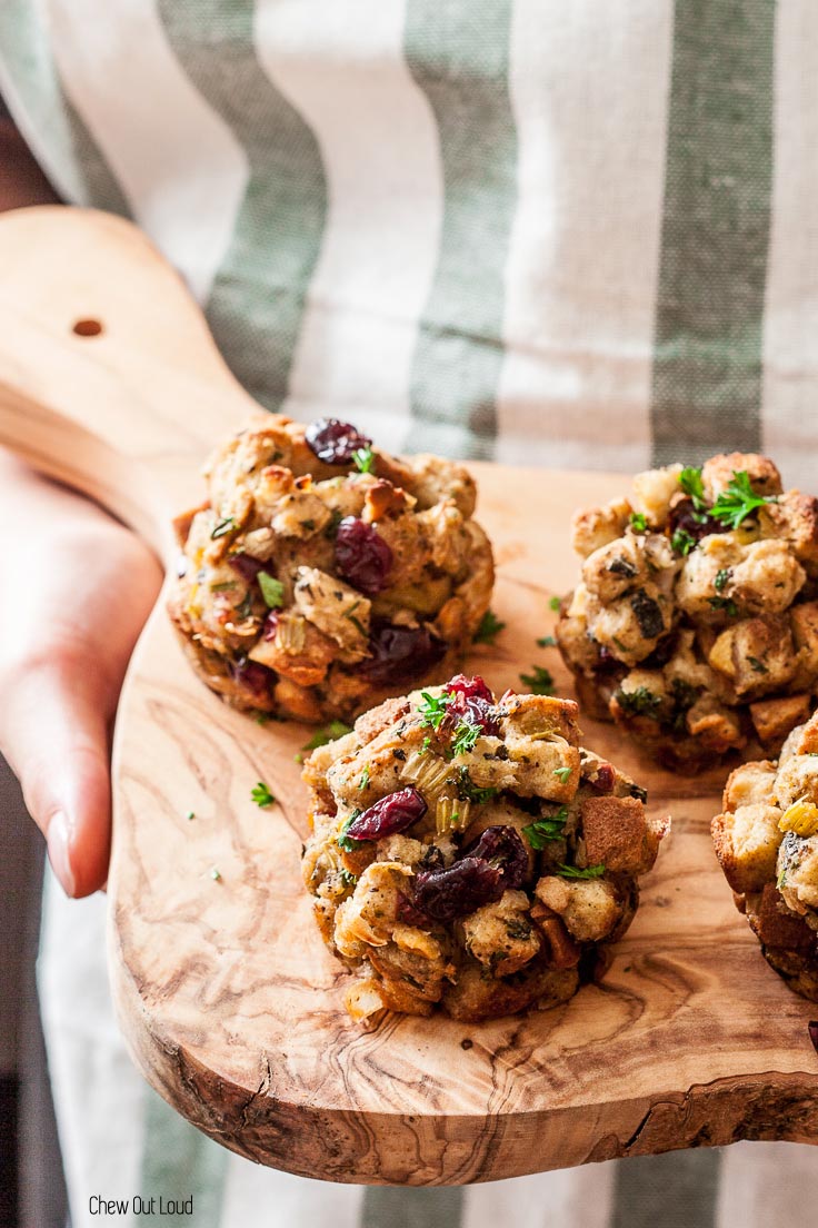 Stuffing Muffins Recipe (Make-Ahead) | Chew Out Loud