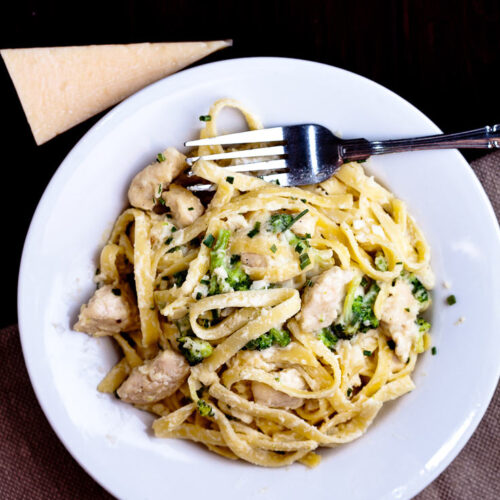 Fettuccine Alfredo With Chicken And Broccoli Chew Out Loud