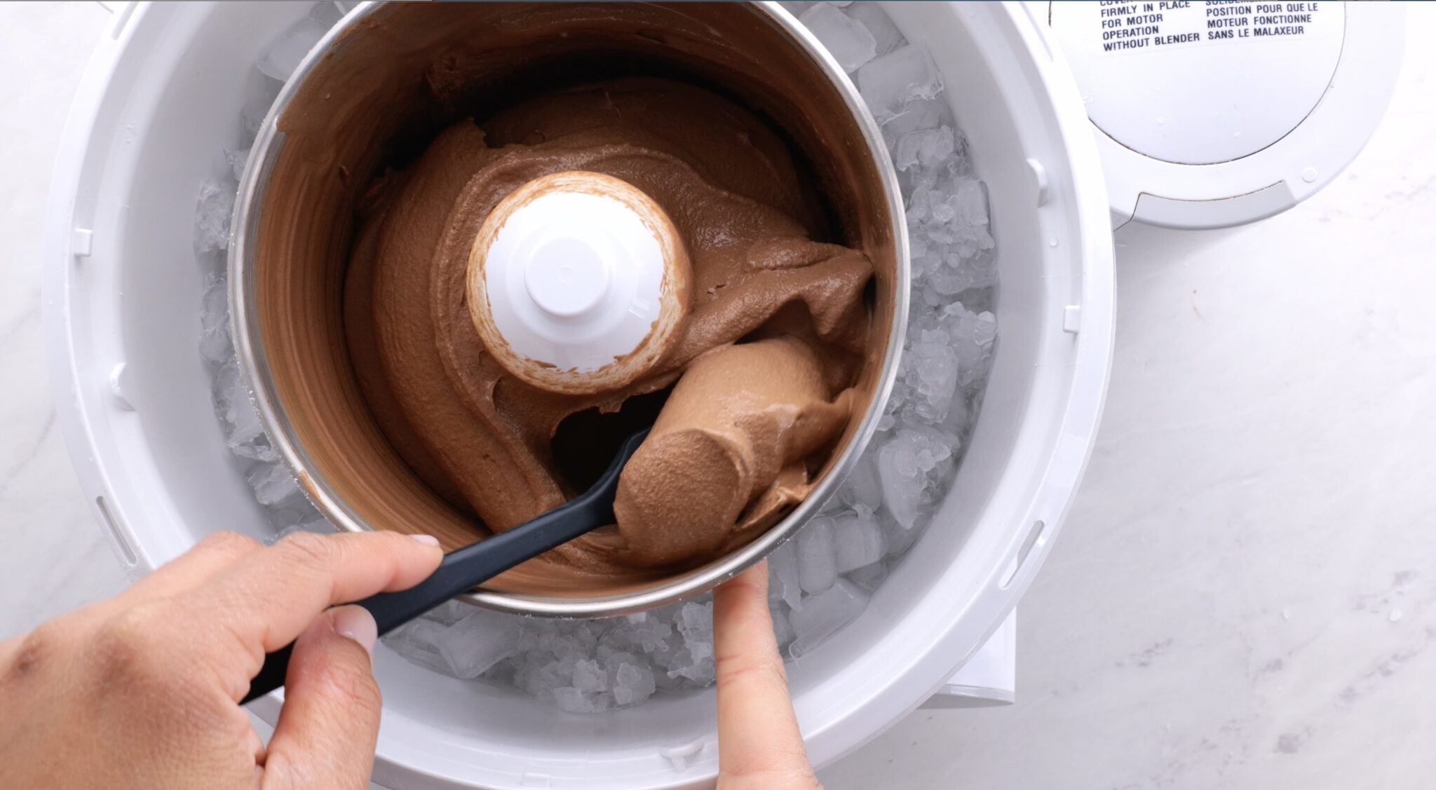 Easy Chocolate Ice Cream (no eggs) | Chew Out Loud