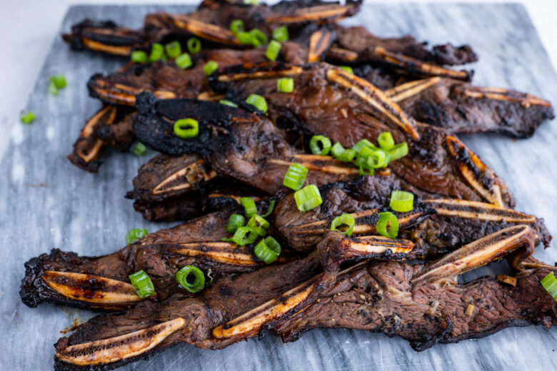 Kalbi (Galbi) Korean BBQ Short Ribs | Chew Out Loud