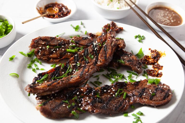 Kalbi (Galbi) Korean BBQ Short Ribs | Chew Out Loud