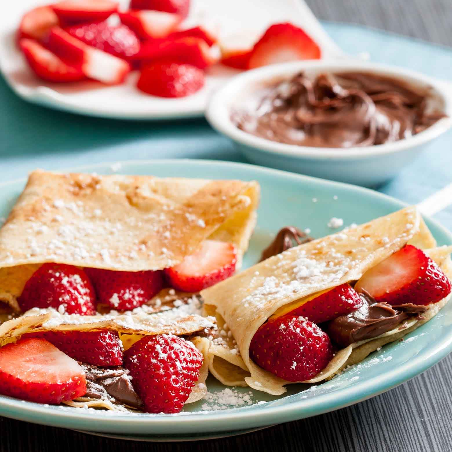 Chocolate Crepes With Strawberries Red Velvet Crepes Recipe Tastes