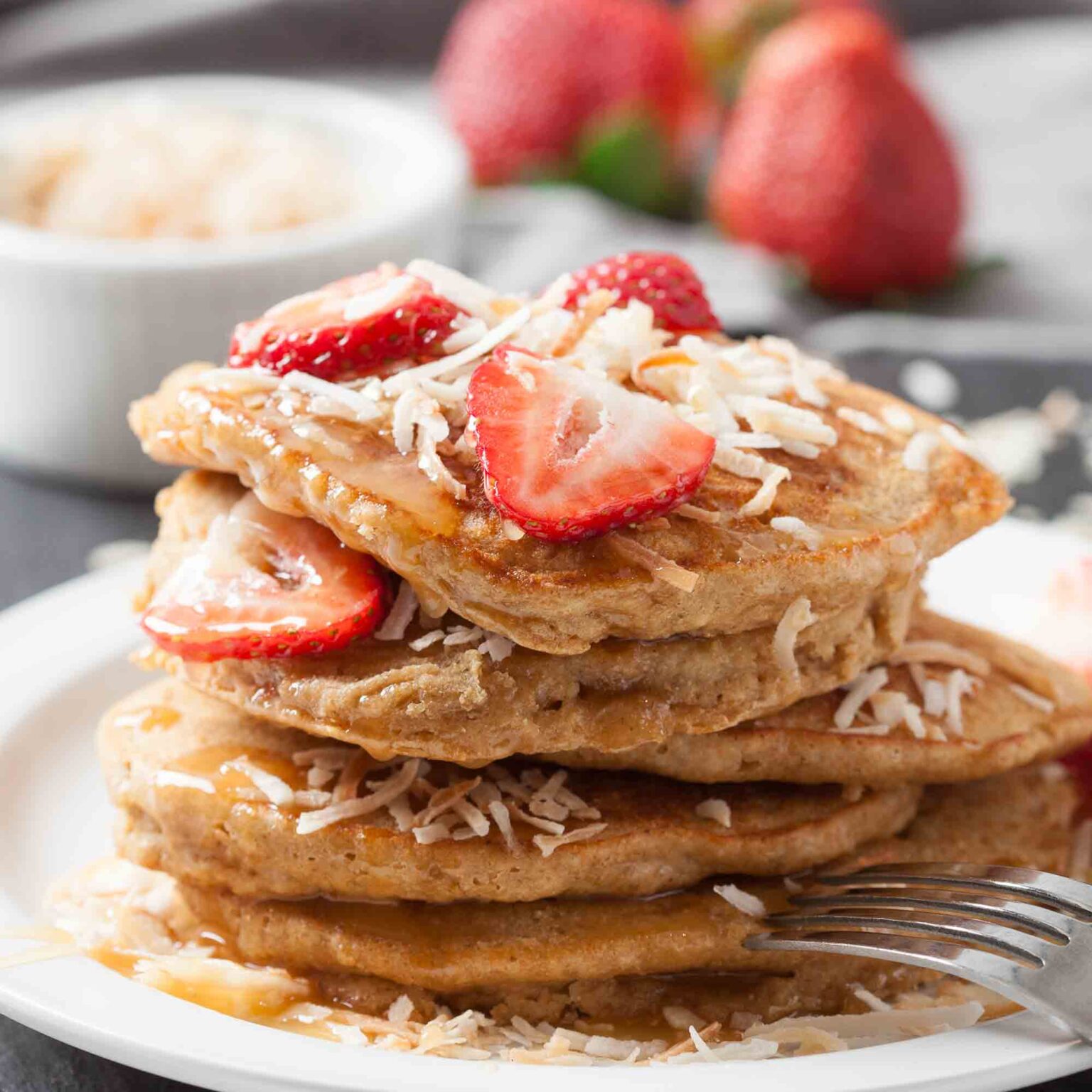 Coconut Pancakes | Chew Out Loud