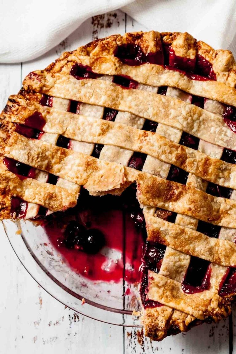Sweet Cherry Pie Recipe | Chew Out Loud